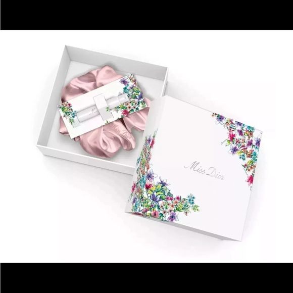 Dior | Accessories | Dior Miss Dior Floral Box With Pink Satin ...